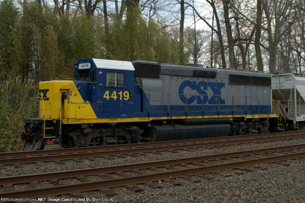 CSX GP40-2 4419 on the rear of C770-22